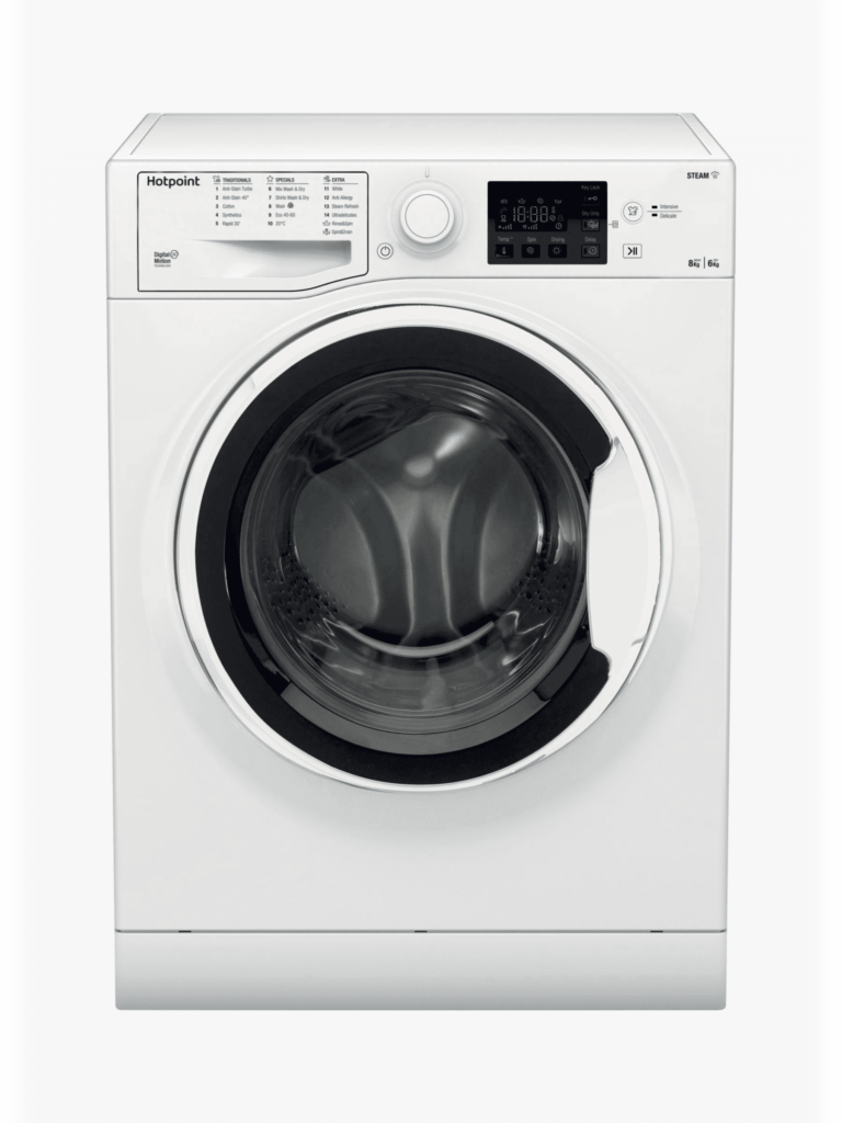 Hotpoint RDG8643WWUKN 8Kg / 6Kg Washer Dryer with 1400 rpm - White - A ...
